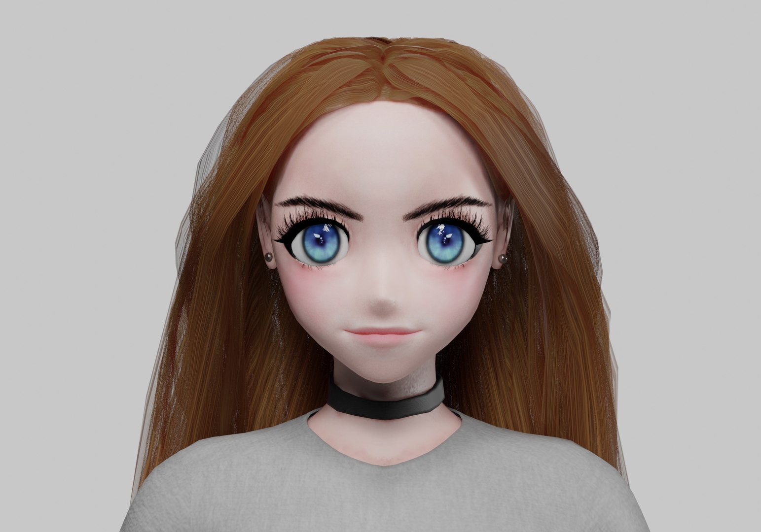 Basic Anime Girl V32120 3D Model - TurboSquid 2271512