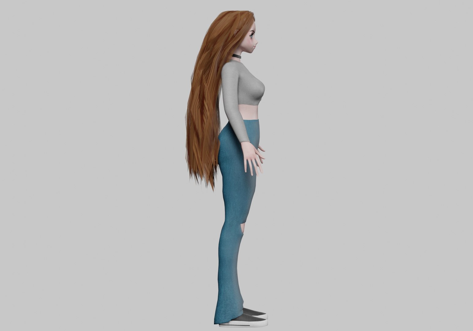 Basic Anime Girl V32120 3D Model - TurboSquid 2271512