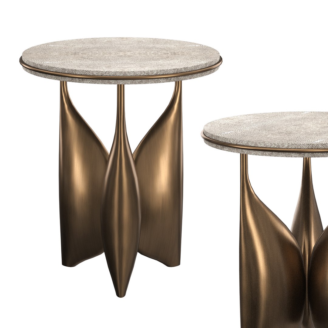 Shell Side Table Kifu Paris 3D - TurboSquid 2188072