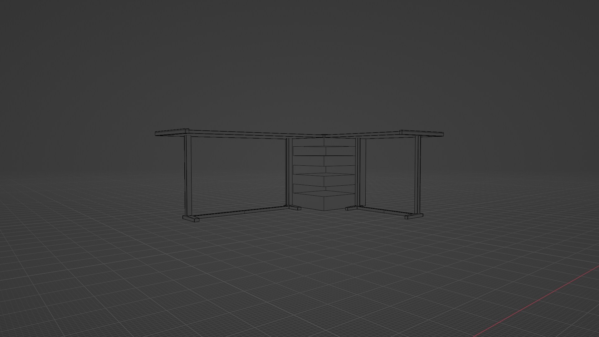 Marble L-Shaped Desk 3D Model - TurboSquid 2212542