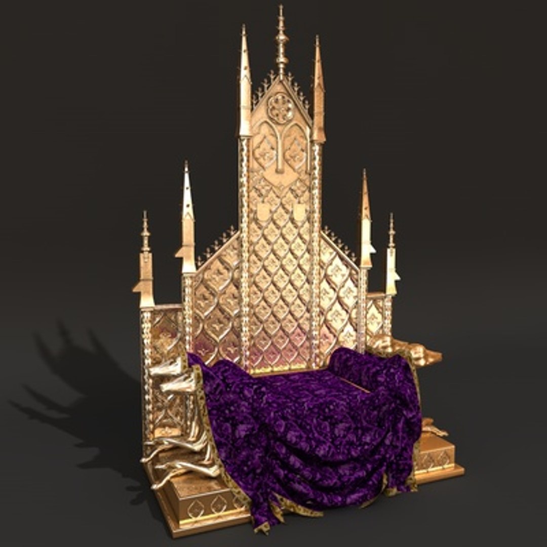 3d Model Of Set Royal Attributes