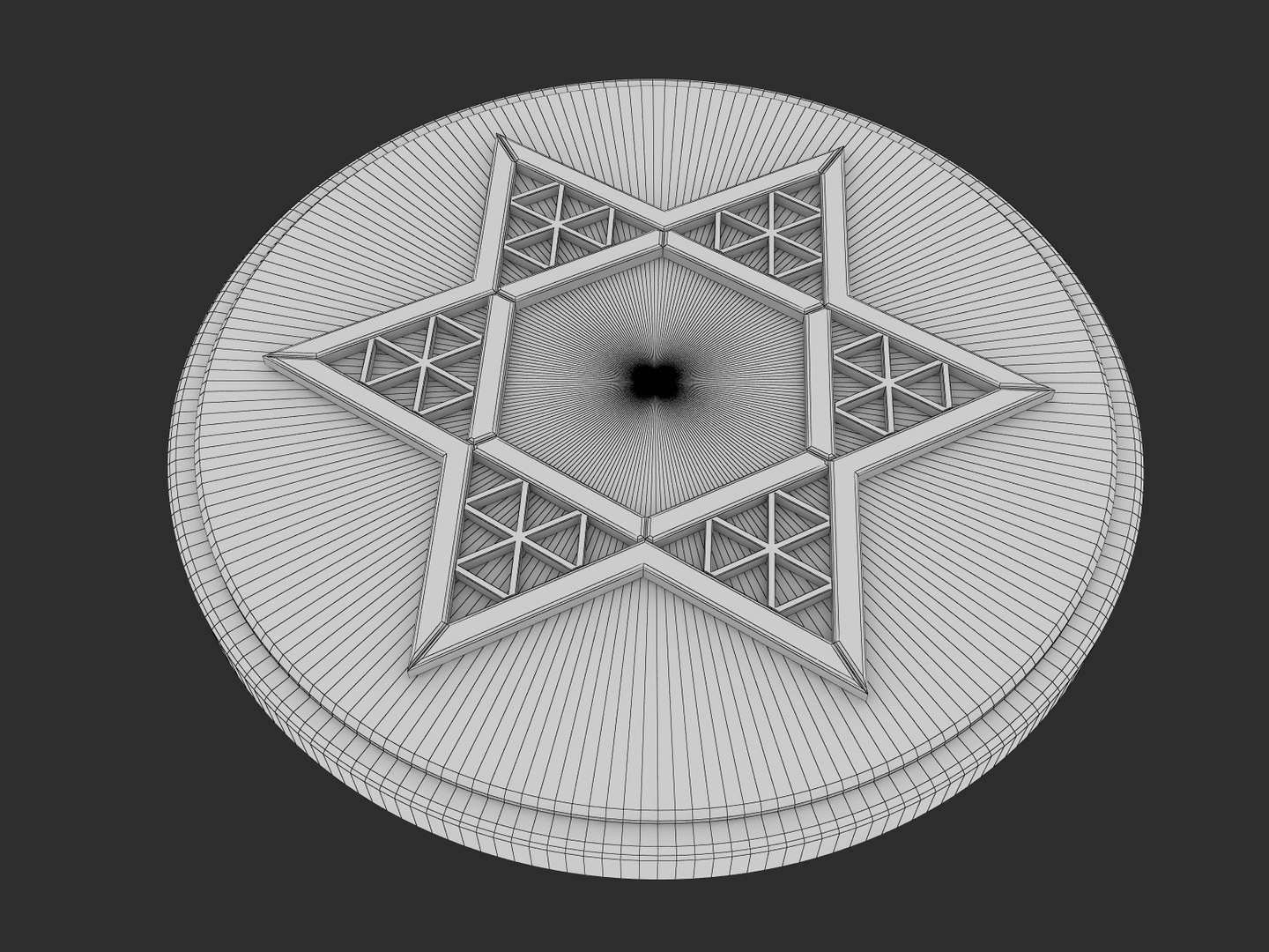 3D Star David Medallion - TurboSquid 1429594