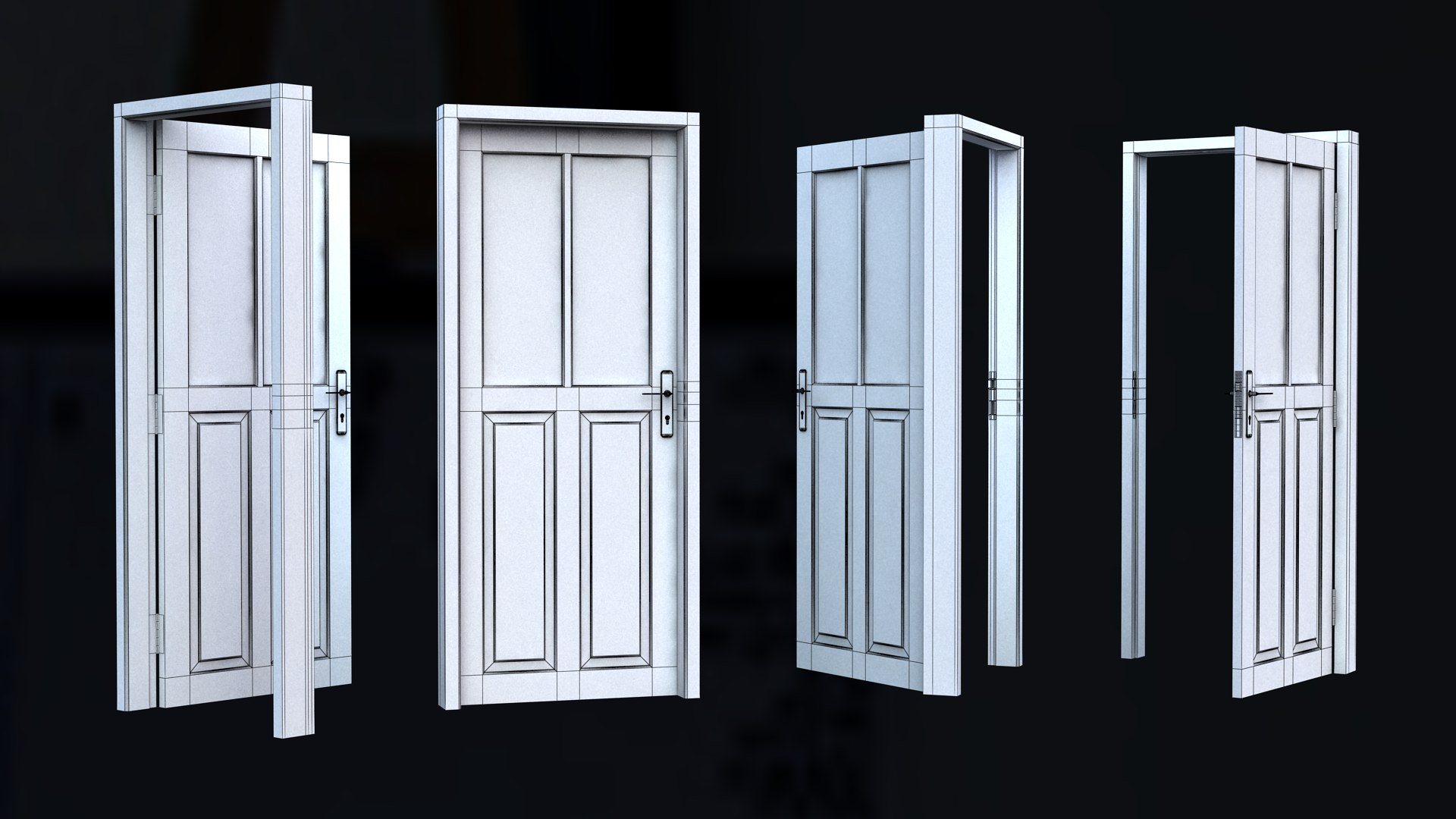 Door 2 3D Model - TurboSquid 1855874