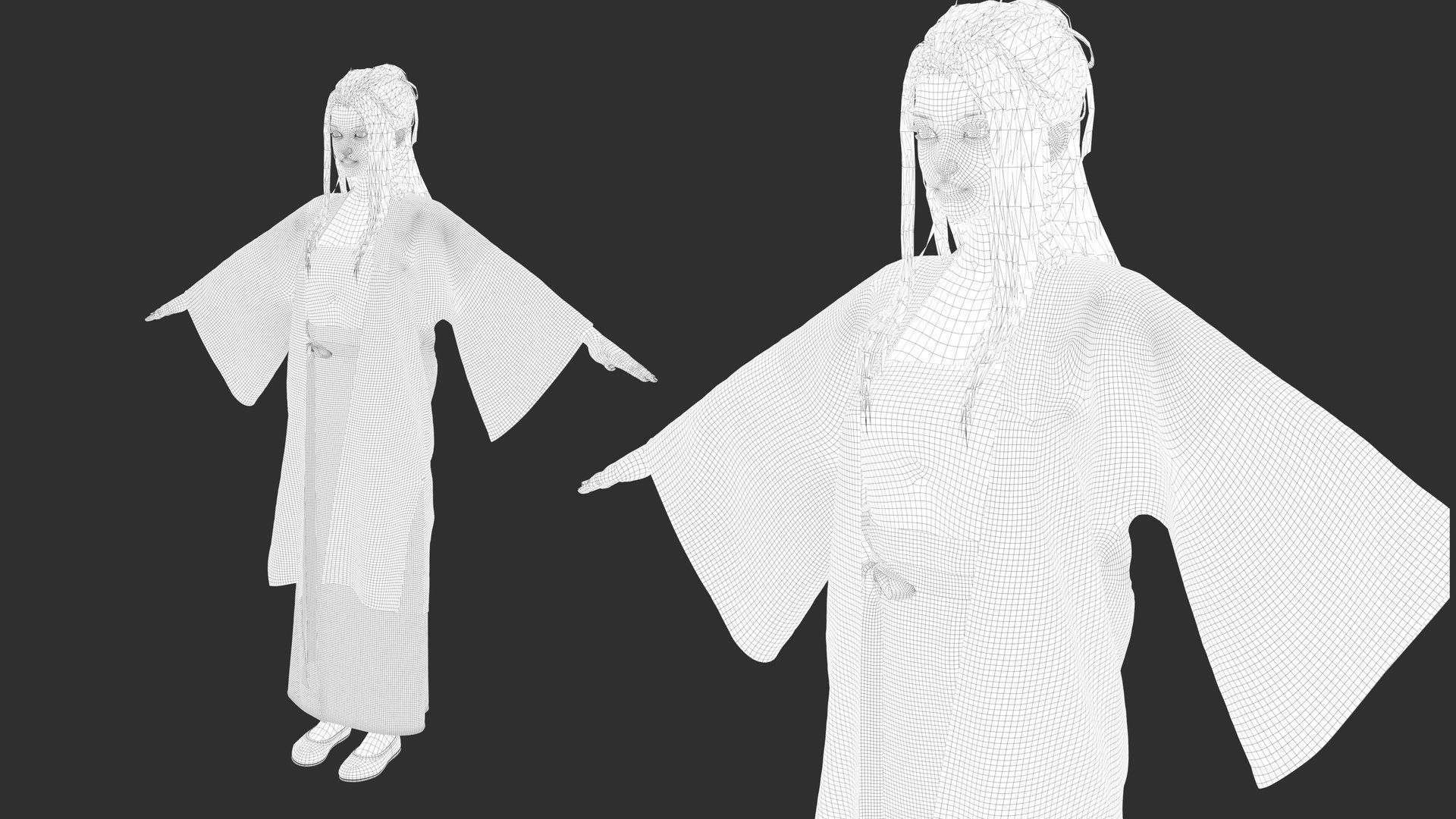 Chinese Ancient Hanfu Woman 3D Model - TurboSquid 2202692