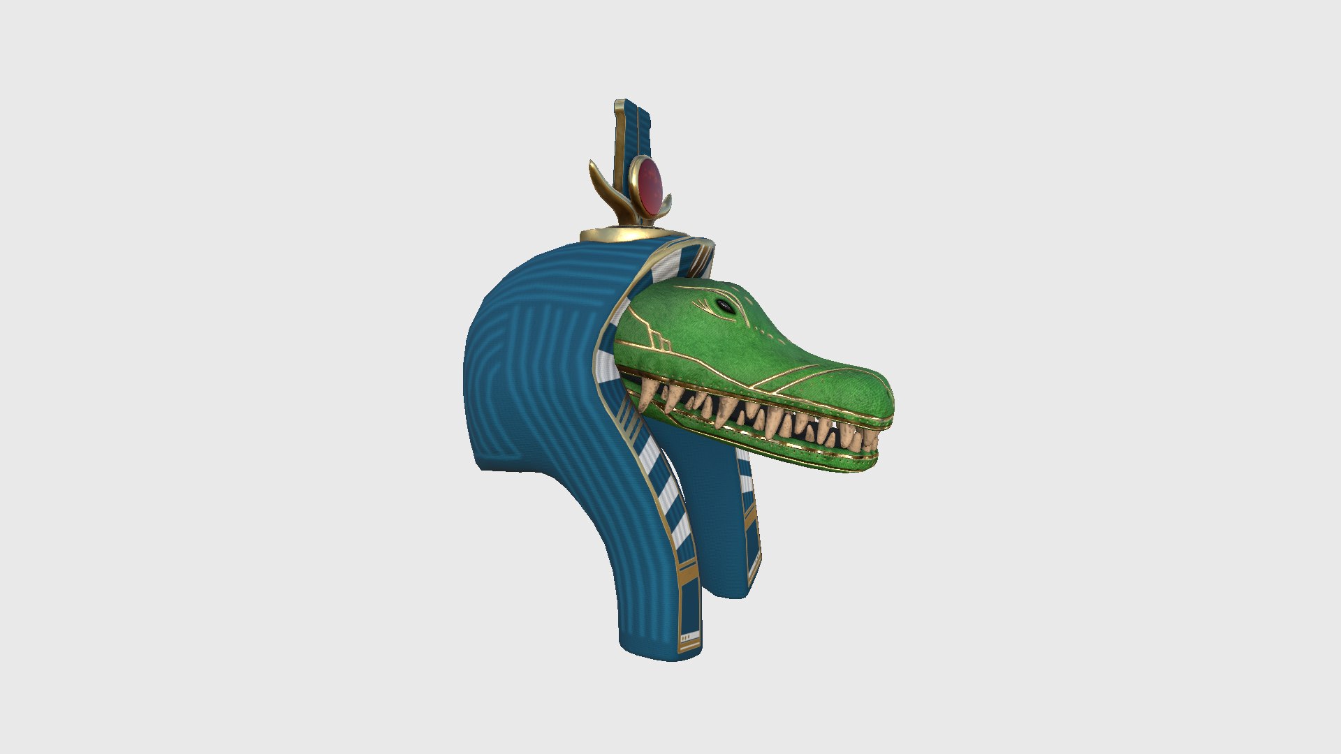 Sobek Mask A10 - Egyptian Gods Character Clothing 3D - TurboSquid 2233660