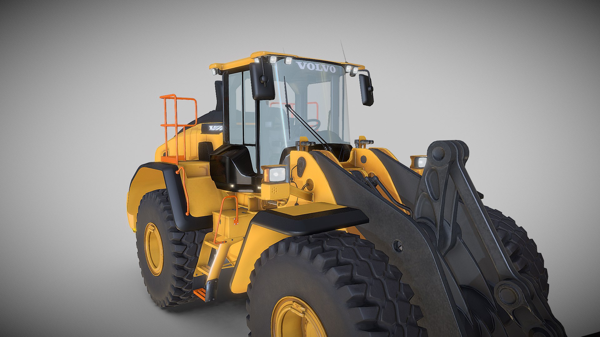 Volvo L220H 3D Model - TurboSquid 2150931