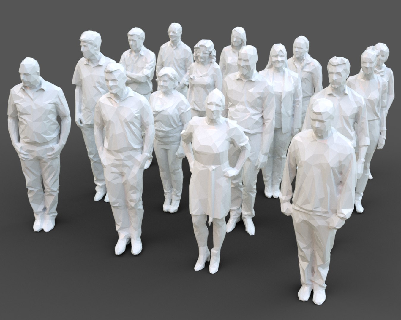 Architectural Stylized Human Character 3D Model | 1147654 | TurboSquid