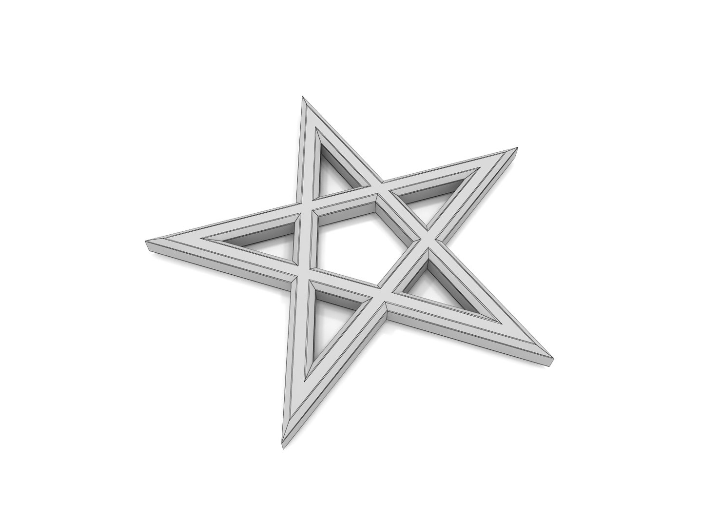 Pentagram 3D Model - TurboSquid 1387310