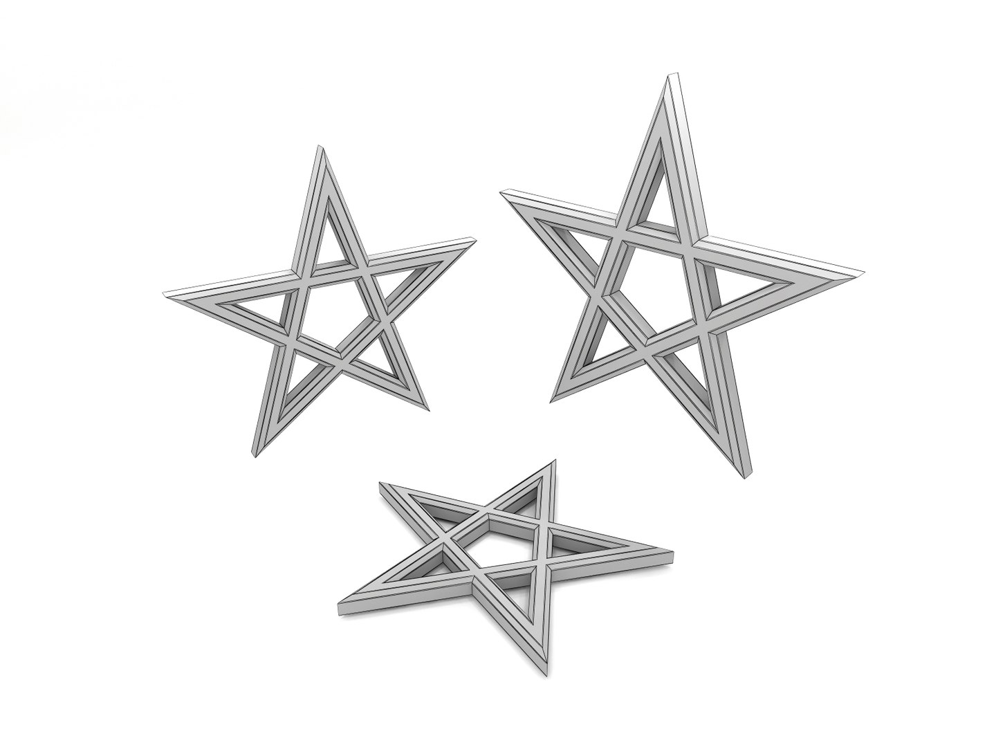 Pentagram 3D Model - TurboSquid 1387310
