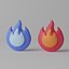 3D Cartoon Fire Flame Model - TurboSquid 2147657