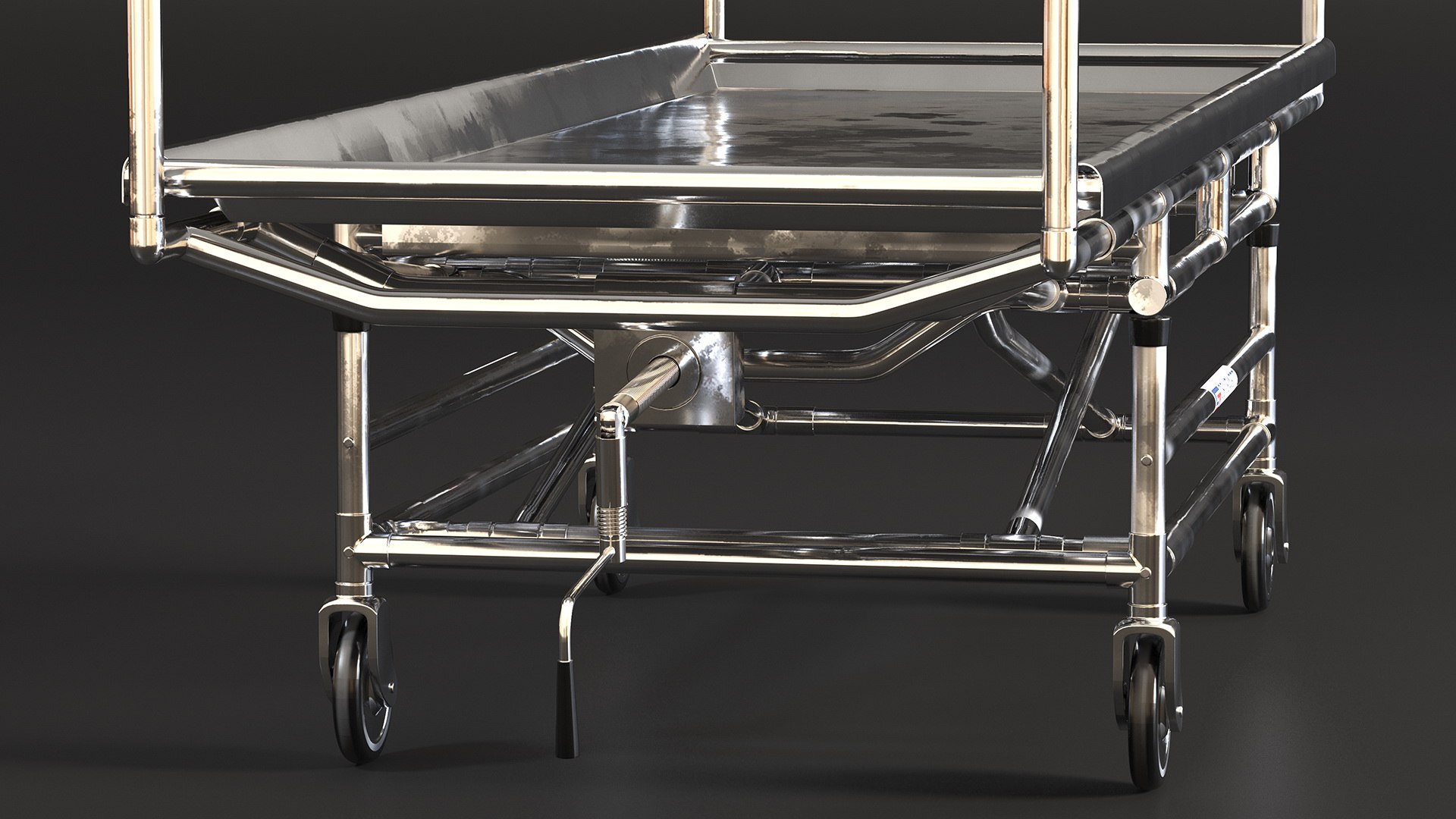 3D Covered Cadaver Gurney CSI Jevett - TurboSquid 2016290