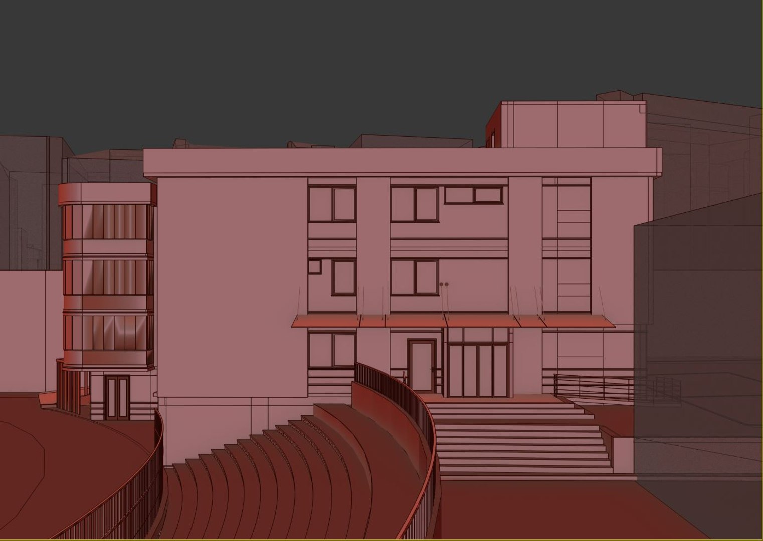 Football Administrative Building 3D Model - TurboSquid 1326543