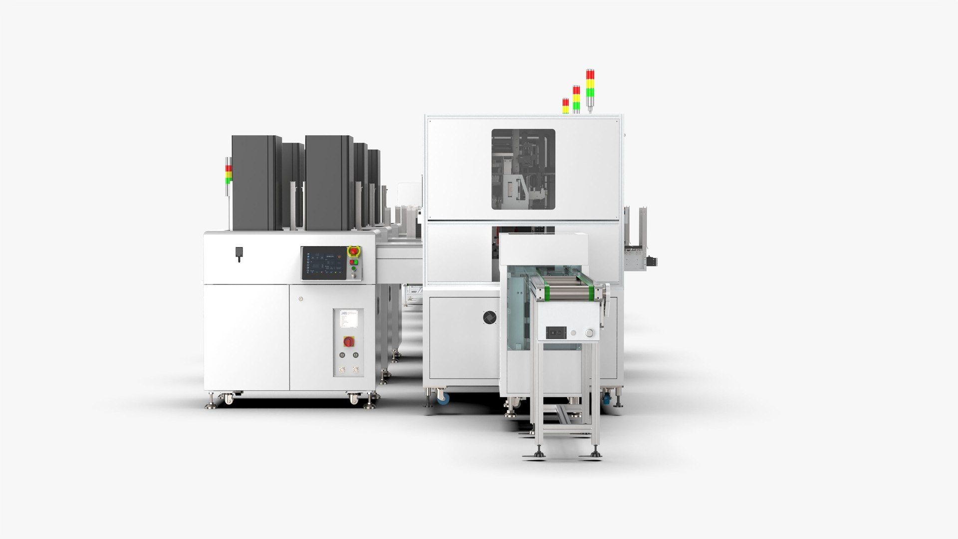 3D Automatic 8-Channel TR Component Integrated Assembly Line ...