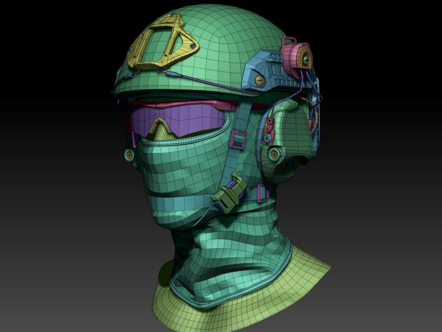 Ops Core Fast Ballistic 3D Model - TurboSquid 1628991