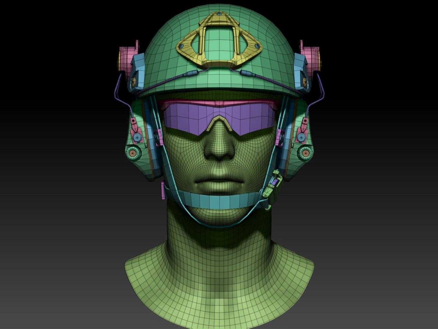 Ops Core Fast Ballistic 3D Model - TurboSquid 1628991