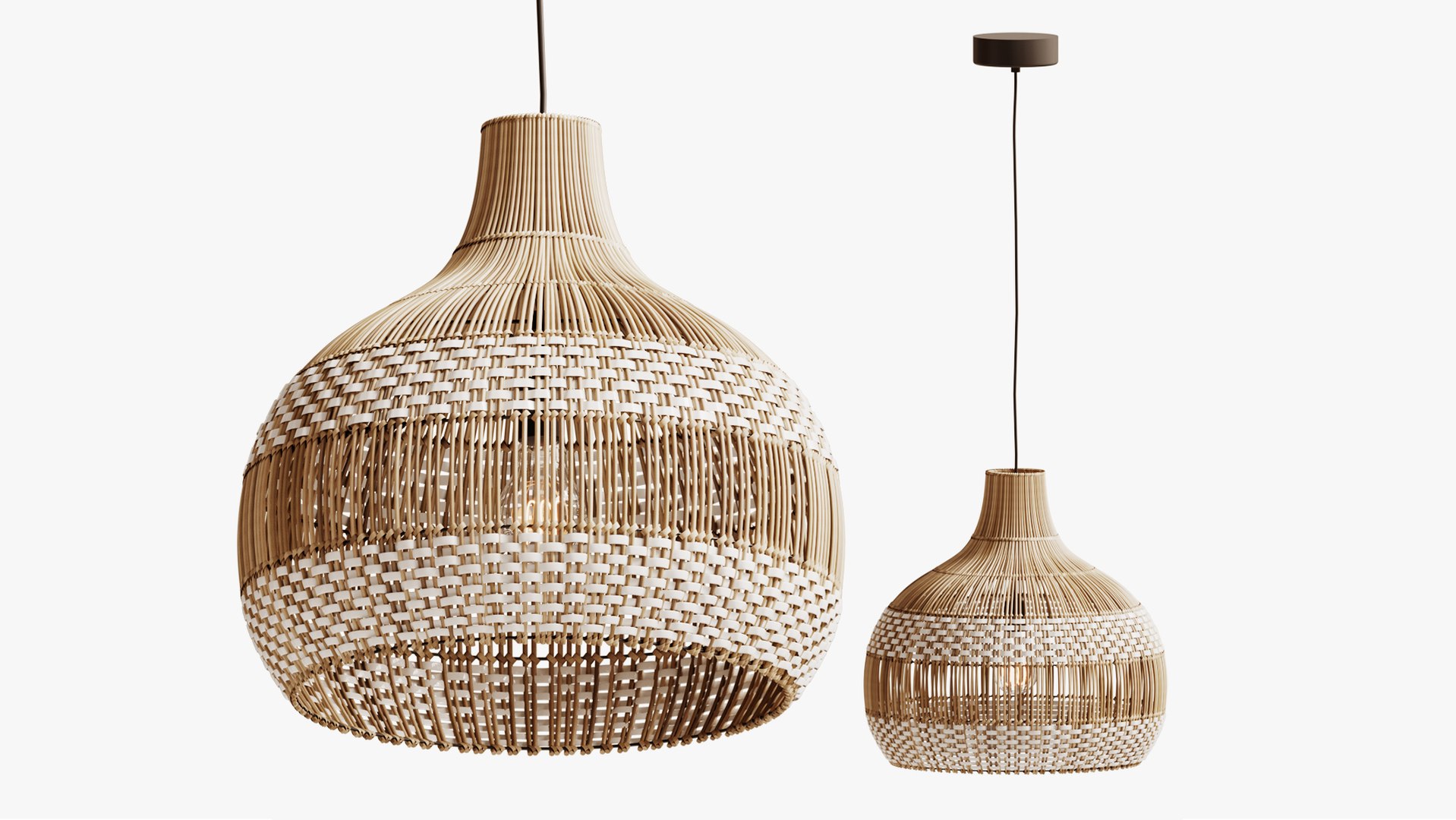 Rottan Pendant Light At Arturest 3D Model - TurboSquid 2215598