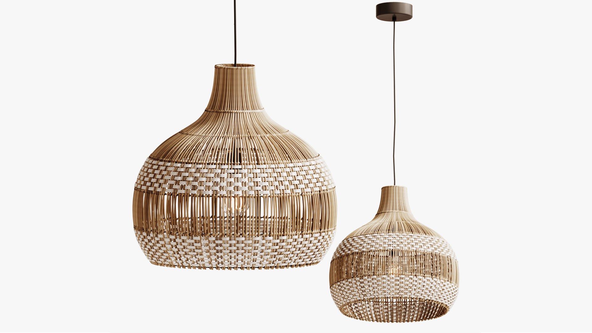 Rottan Pendant Light At Arturest 3D Model - TurboSquid 2215598