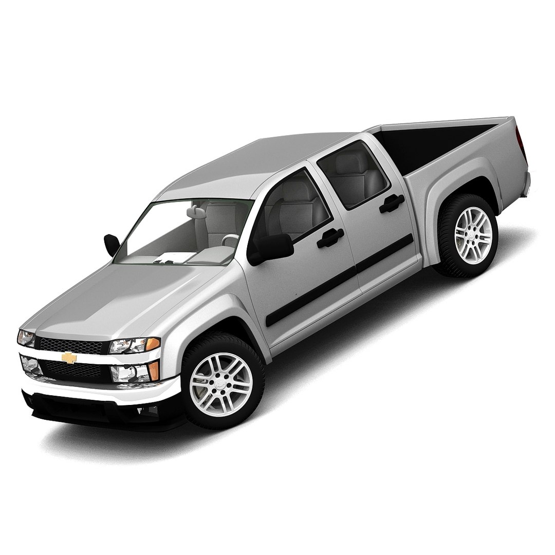 3d Chevrolet Colorado Crew Cab Model