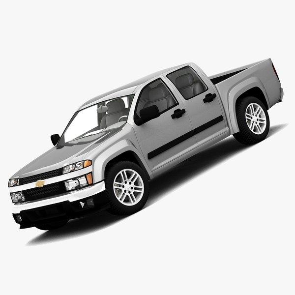 3d chevrolet colorado crew cab model