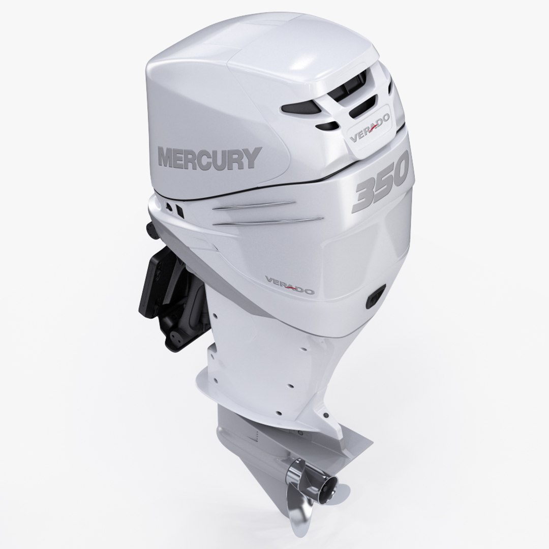 Mercury Verado 350 Power 3d Model