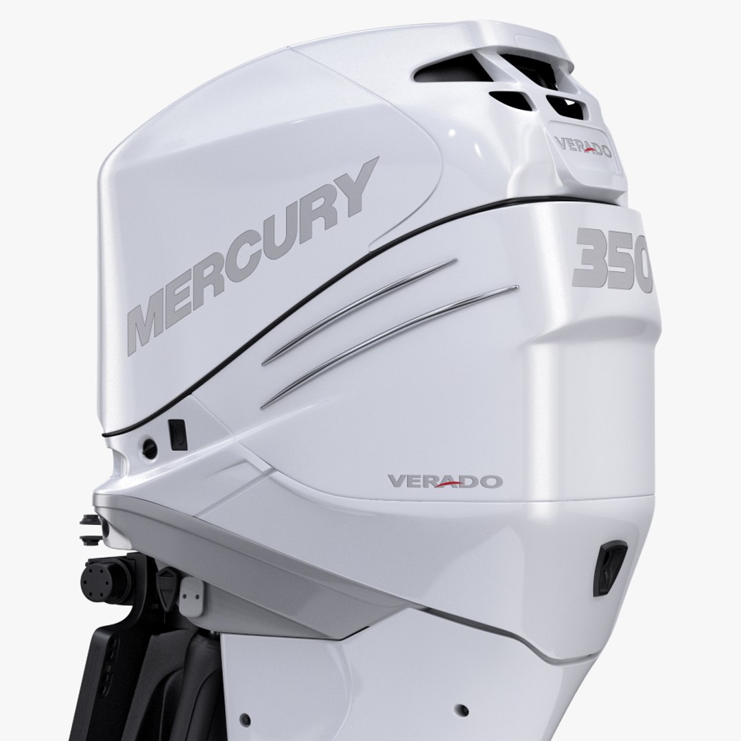 Mercury Verado 350 Power 3d Model