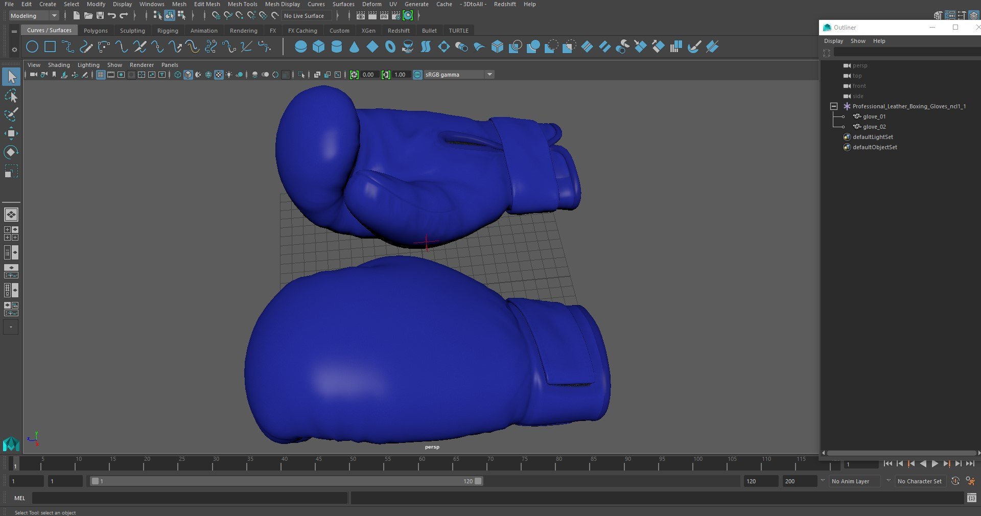 Professional Leather Boxing Gloves 3D model - TurboSquid 2145504