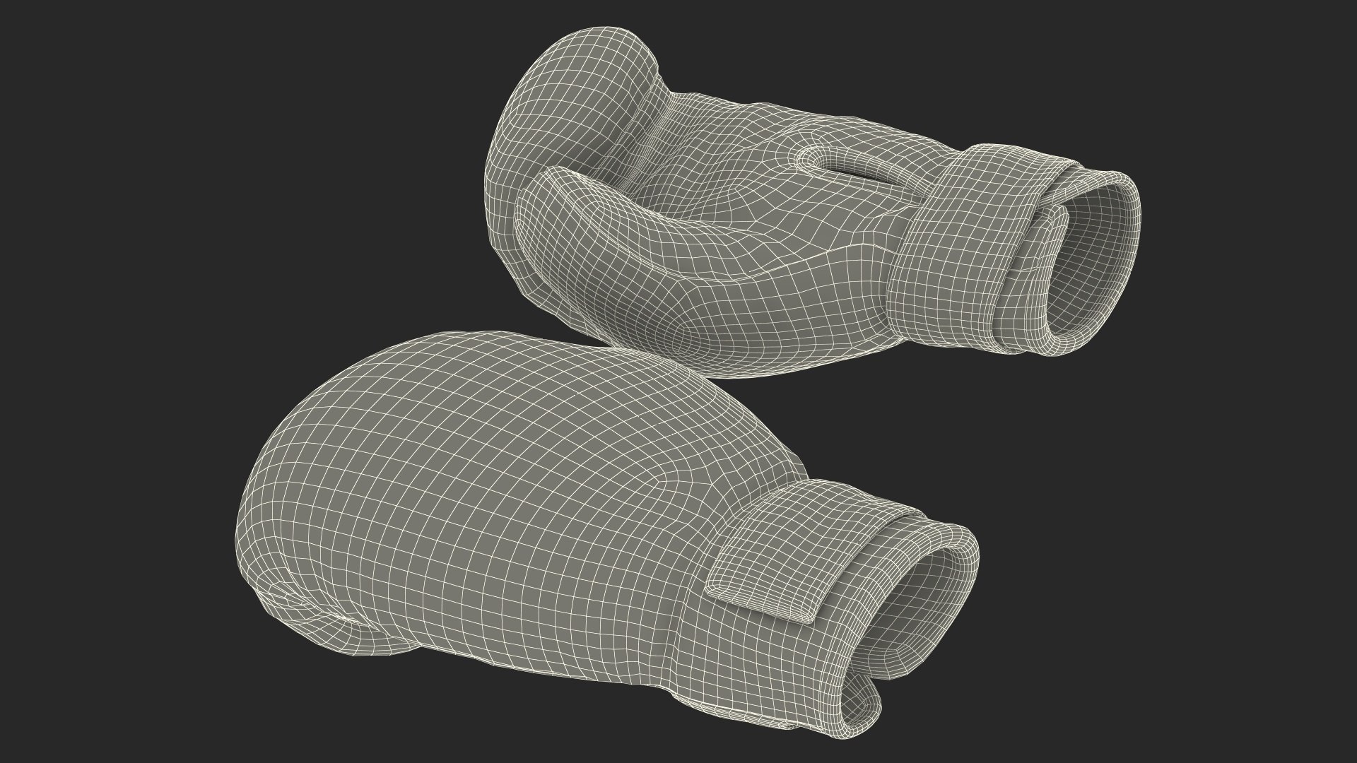 Professional Leather Boxing Gloves 3D model - TurboSquid 2145504