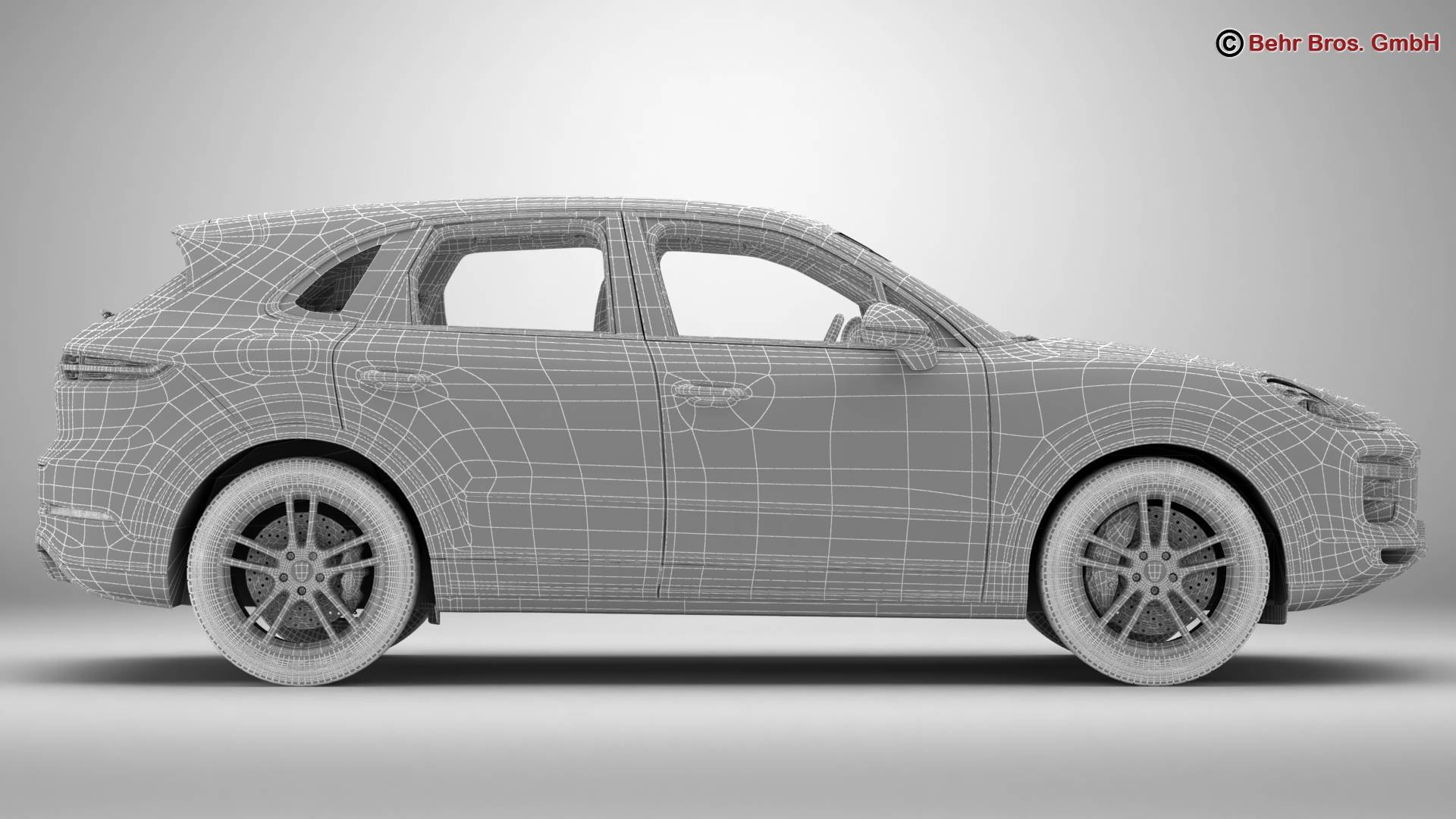 Porsche Cayenne Turbo 2018 3D Model - TurboSquid 1344385