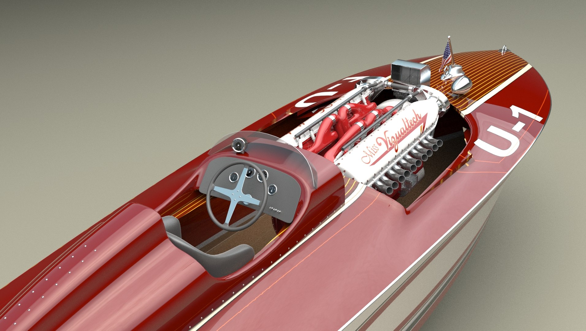3D Allison Boat Speedboat - TurboSquid 1670364