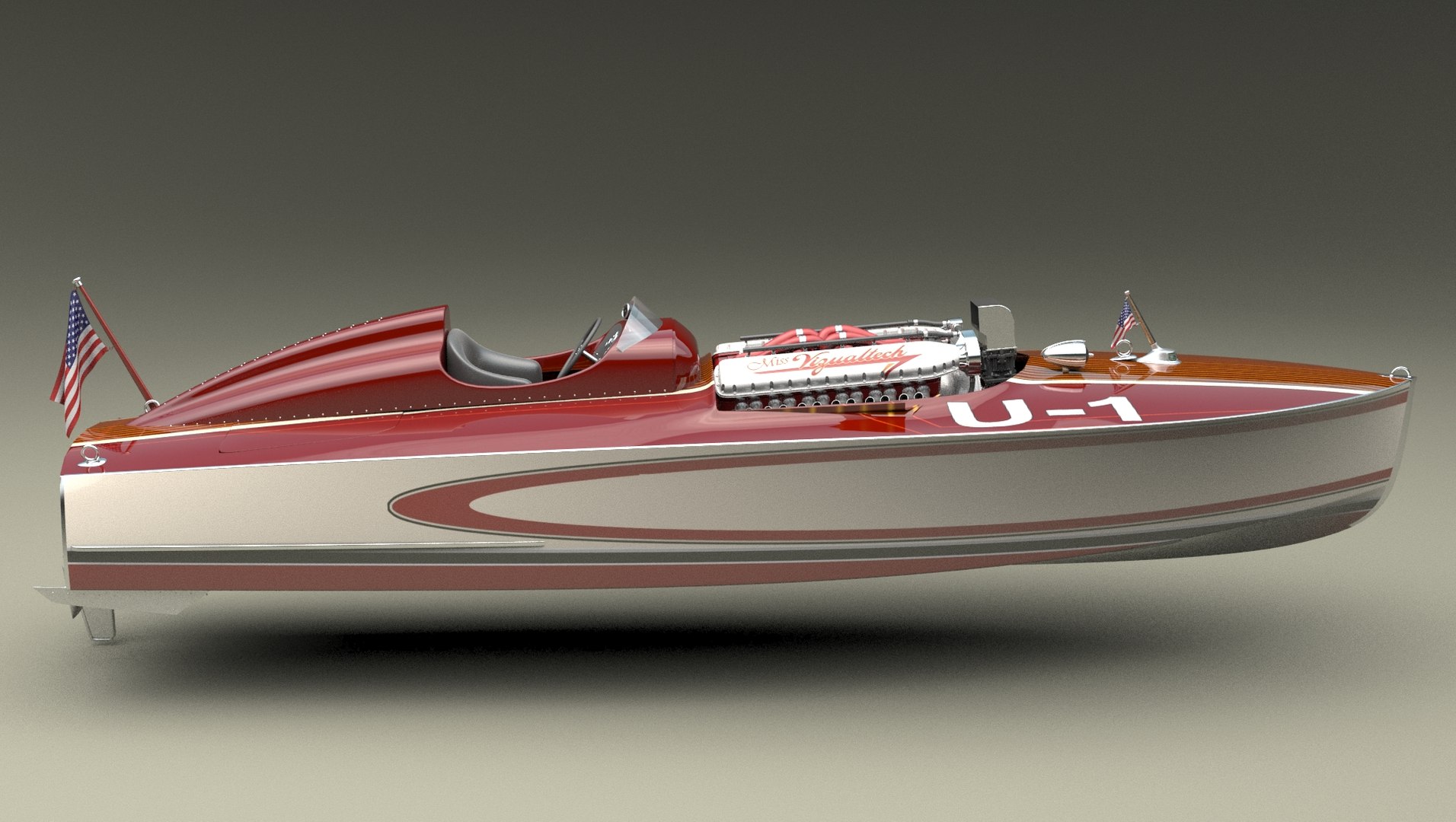 3D Allison Boat Speedboat - TurboSquid 1670364