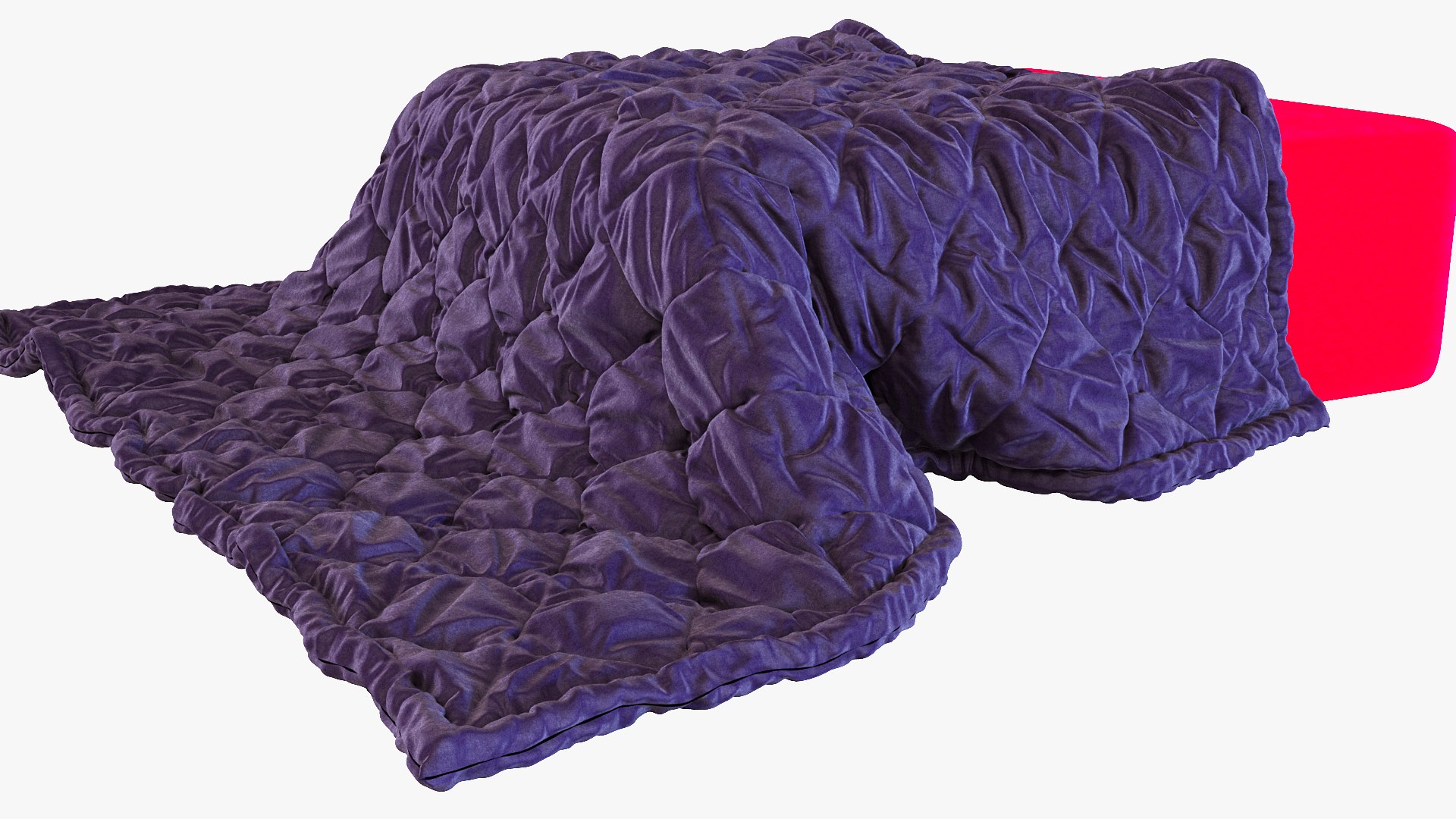 Quilted Blanket 3D Model - TurboSquid 2063733