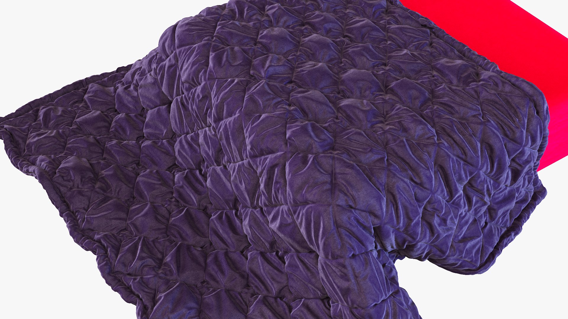 Quilted Blanket 3D Model - TurboSquid 2063733