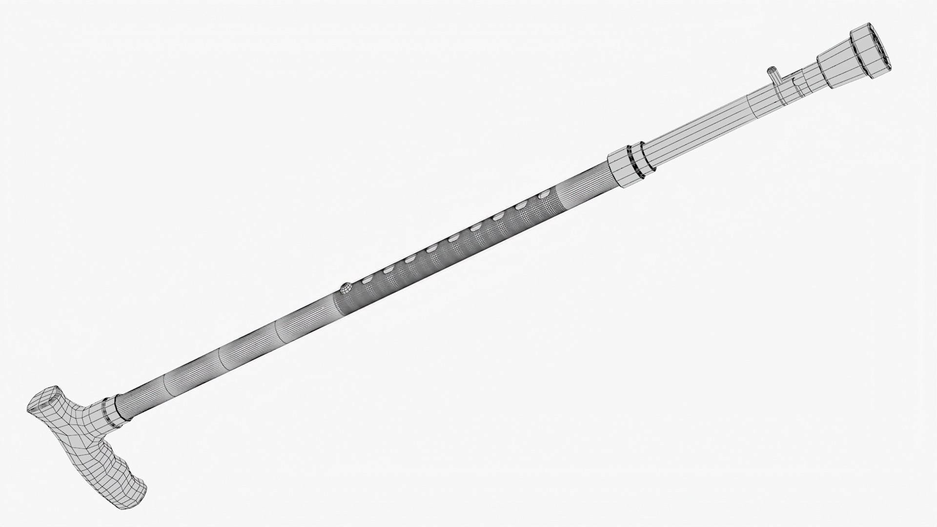 Cane 01 B 3D Model - TurboSquid 2219594