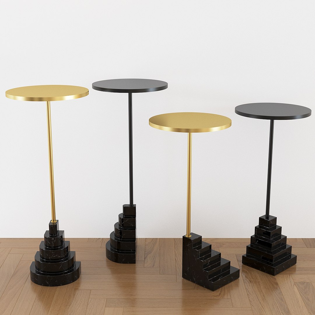 3D Bedside Tall Tables Solum Model - TurboSquid 1395115