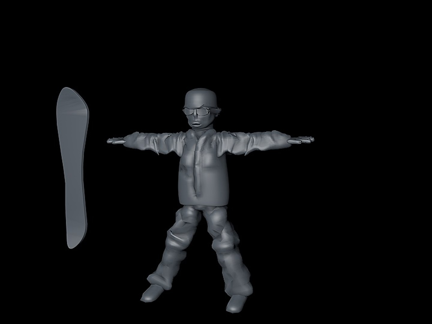 3D Snowboarder - TurboSquid 1235992