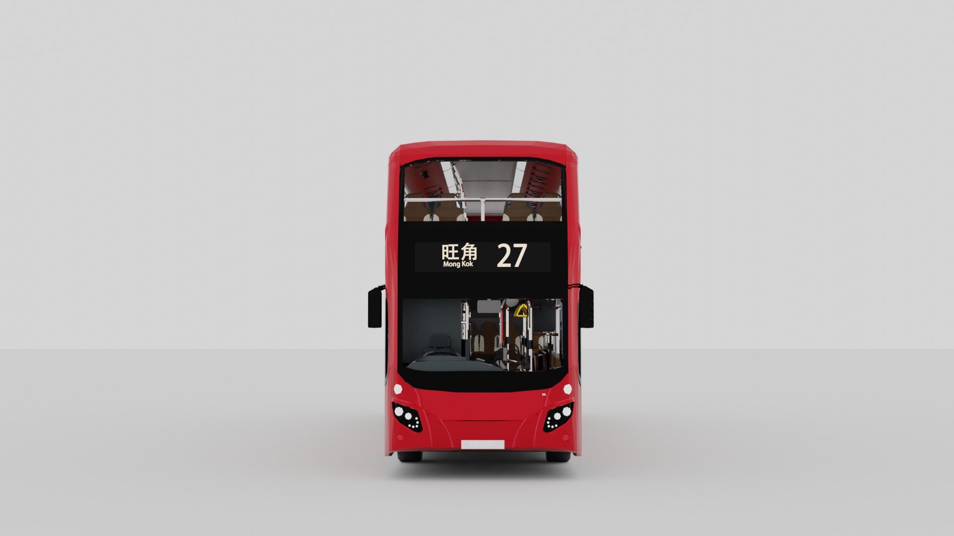 3D Hong Kong Volvo B8L 128 Meters Bus - TurboSquid 1917587