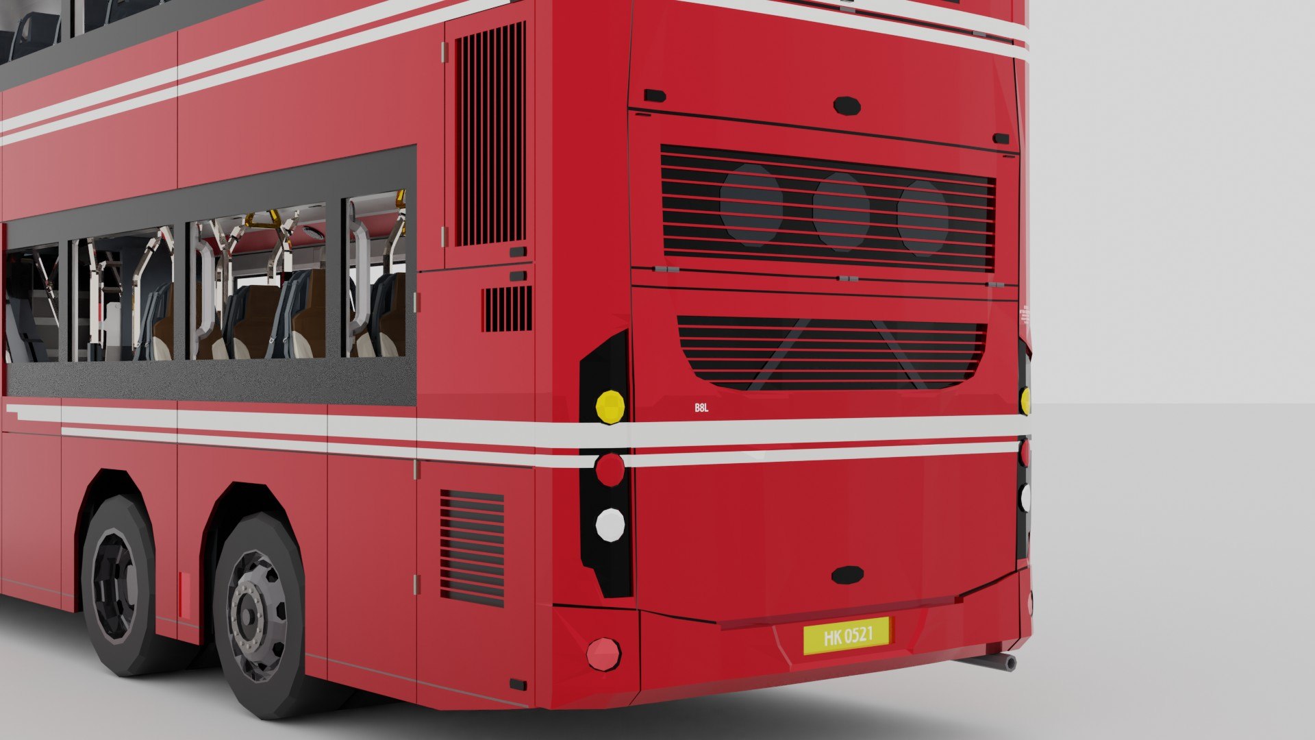 3D Hong Kong Volvo B8L 128 Meters Bus - TurboSquid 1917587