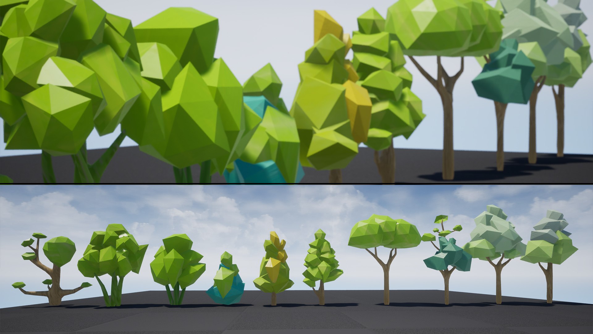 Mobile-Game Stylized Tree Pack 3D Model - TurboSquid 2306003