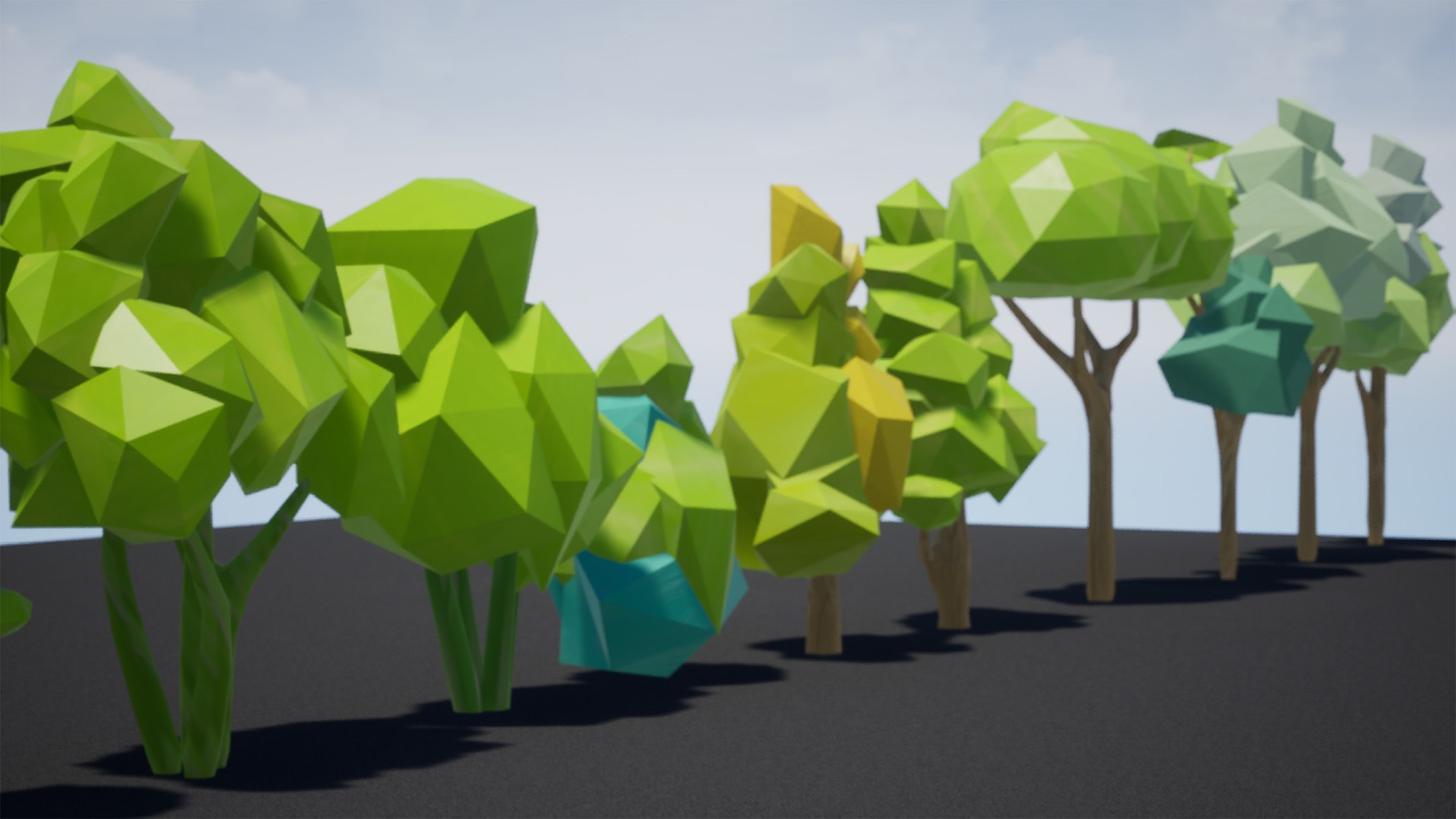 Mobile-Game Stylized Tree Pack 3D Model - TurboSquid 2306003
