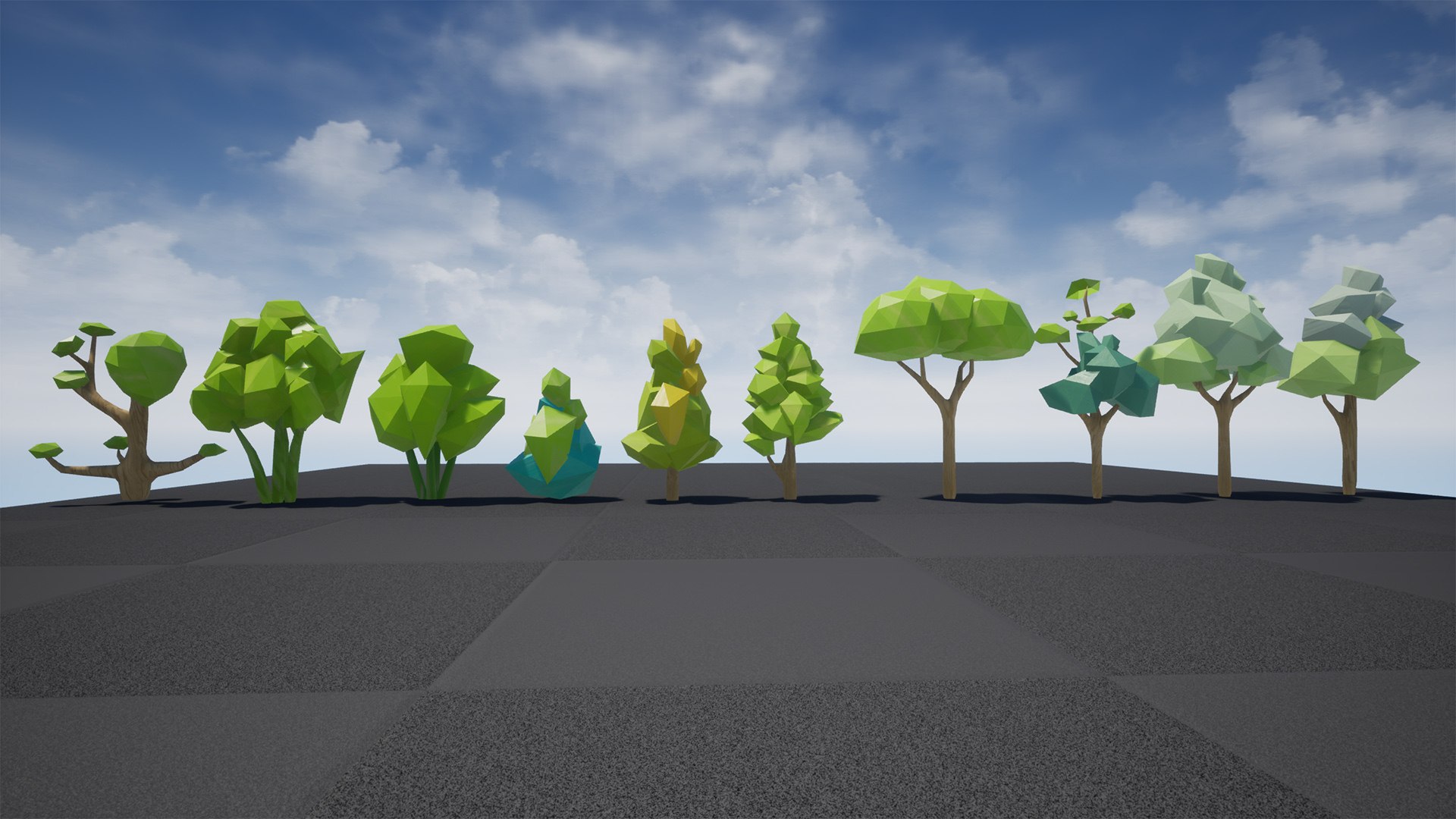 Mobile-Game Stylized Tree Pack 3D Model - TurboSquid 2306003