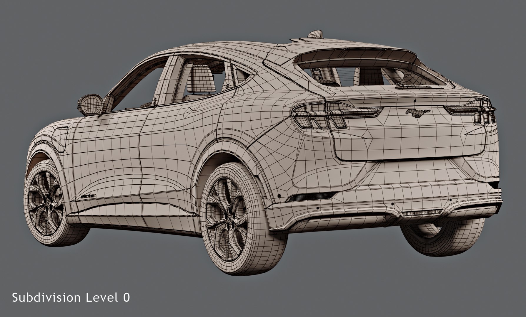 3D 2021 mustang mach-e - TurboSquid 1567374