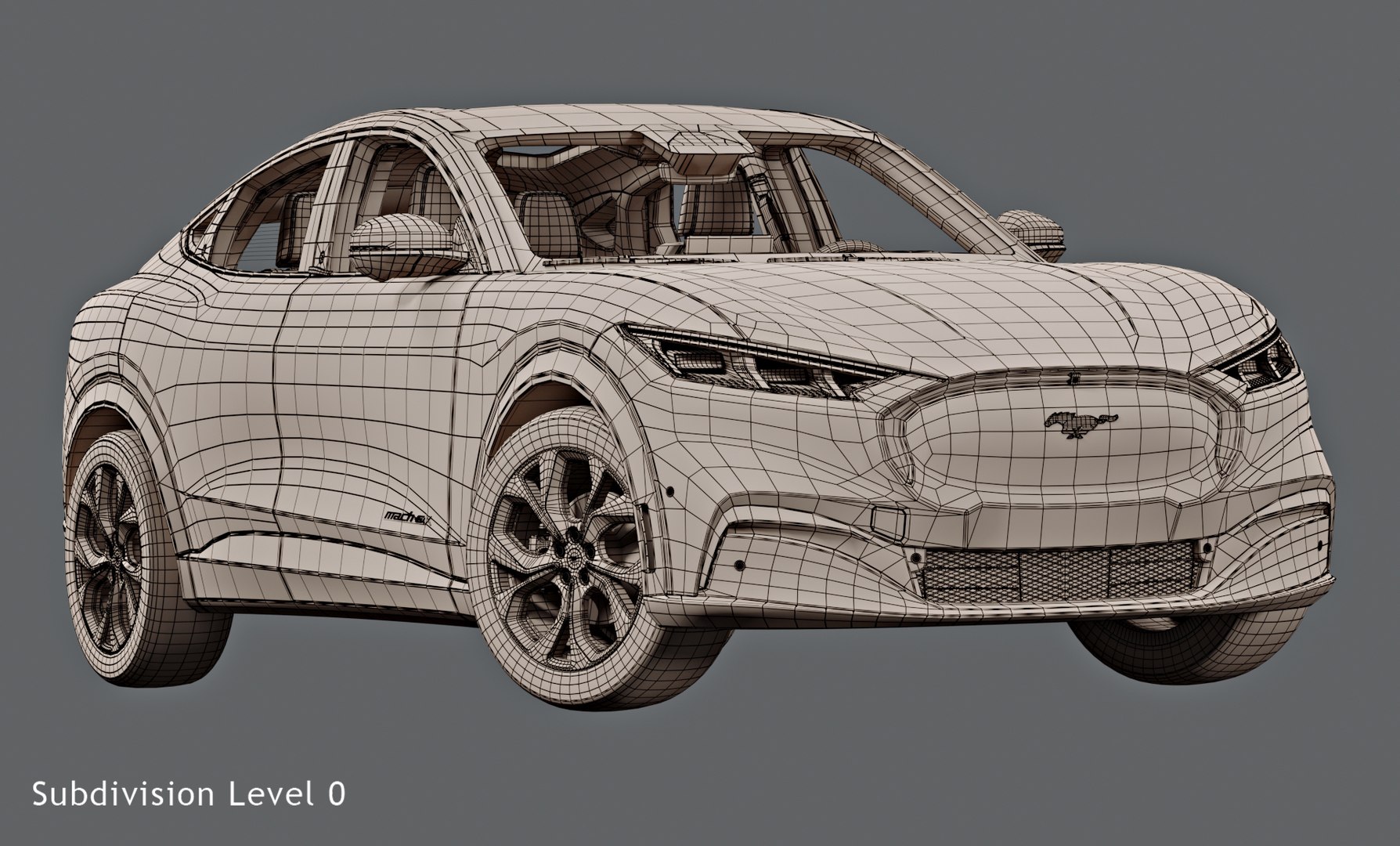 3D 2021 mustang mach-e - TurboSquid 1567374