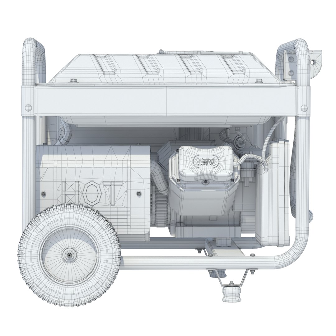 3D Portable Generator Model - TurboSquid 1271163