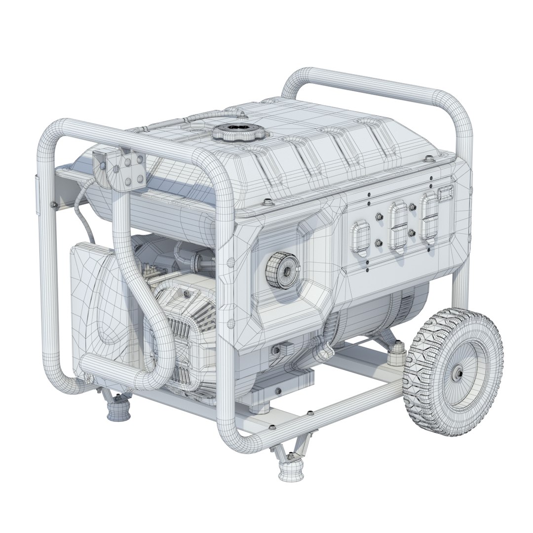 3D Portable Generator Model - TurboSquid 1271163