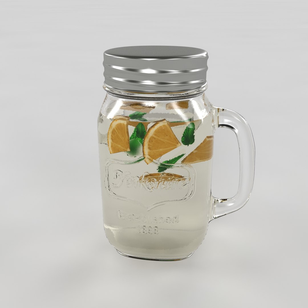 Mason Jar 3d Model