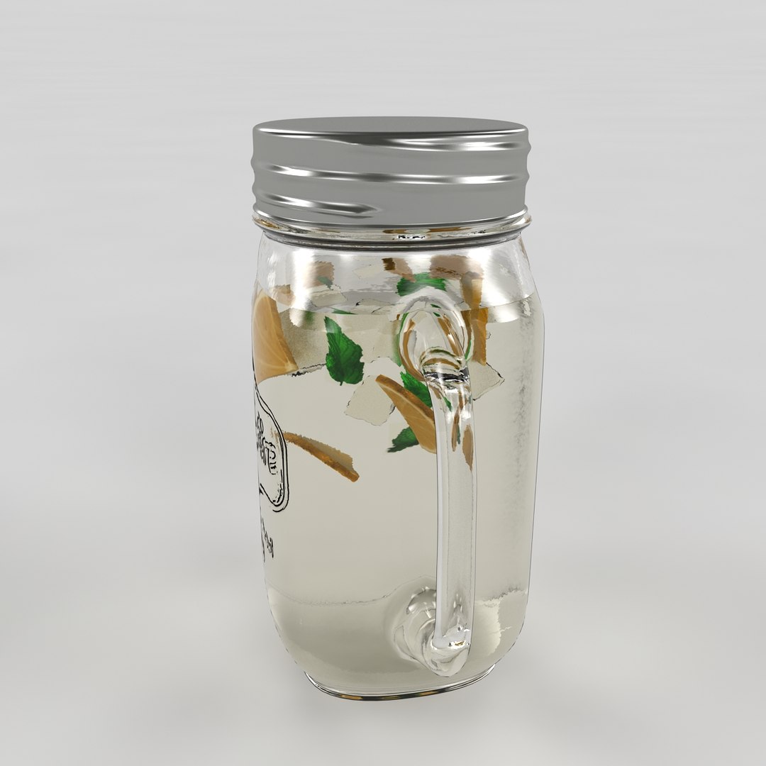 Mason Jar 3d Model