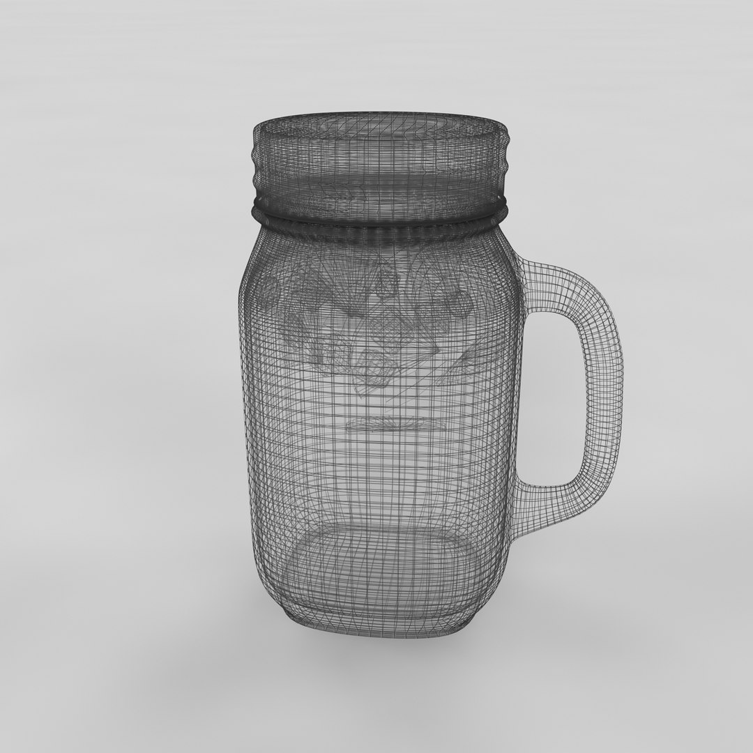 Mason Jar 3d Model