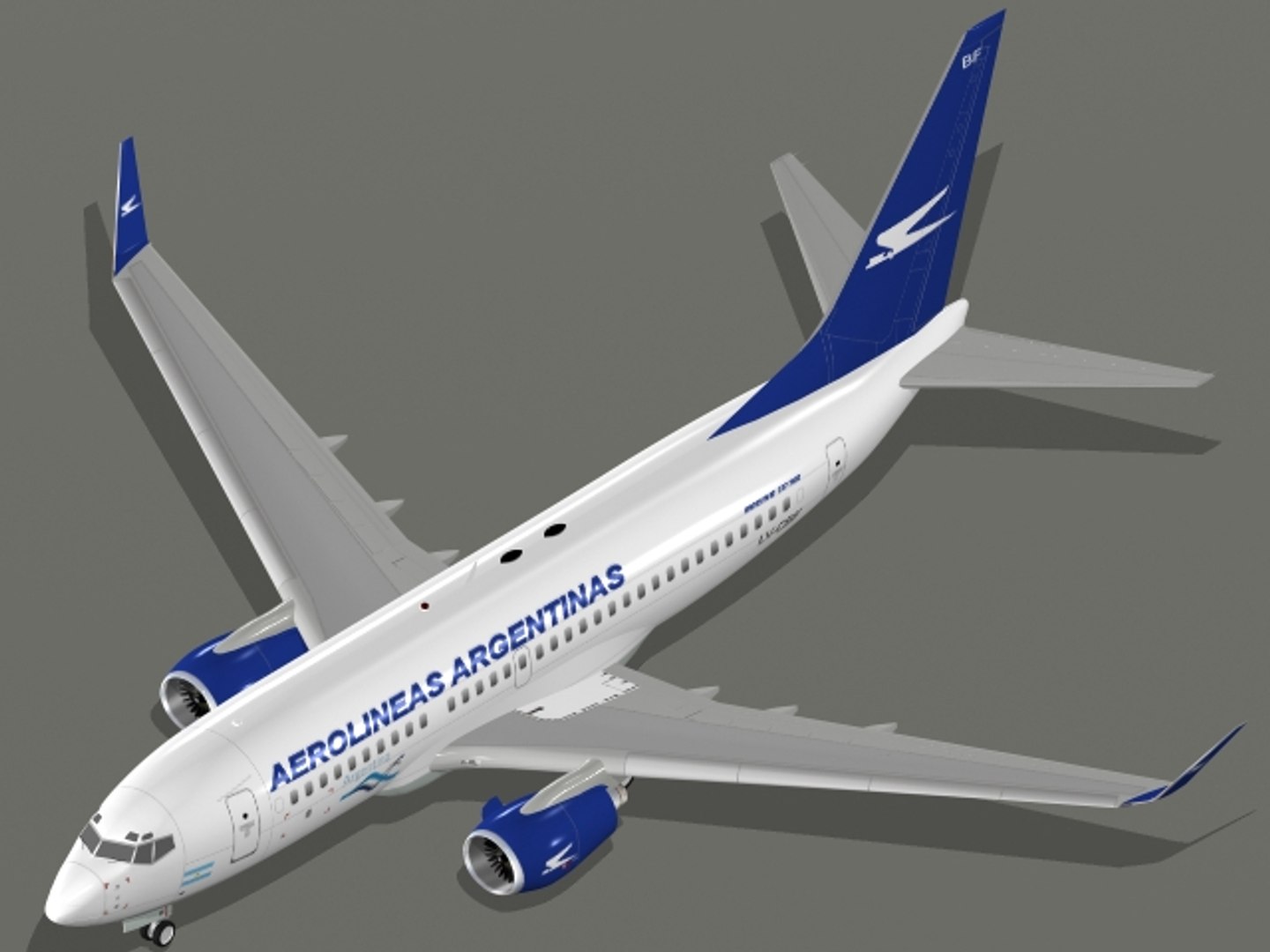 3d Boeing 737-700 Aerolineas Argentinas