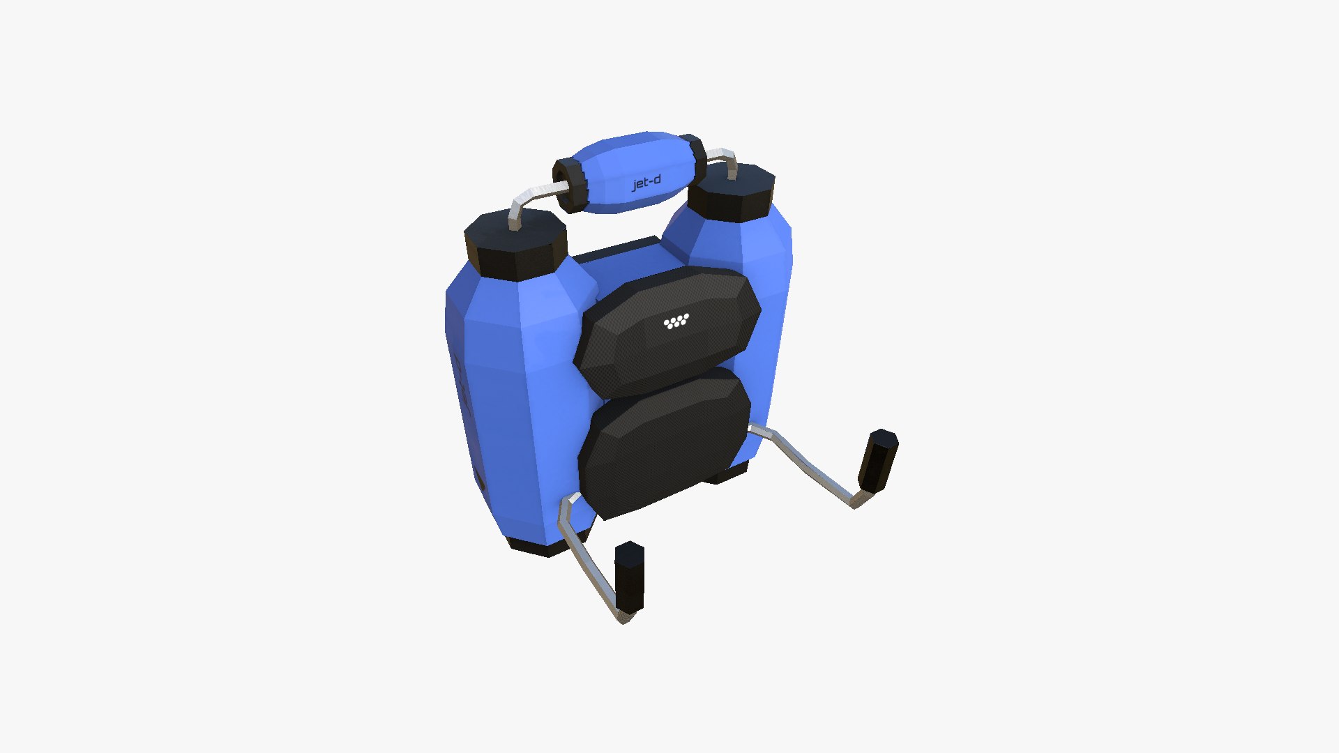 Jetpack Low Poly D03 - SciFi Character Design 3D - TurboSquid 2255367