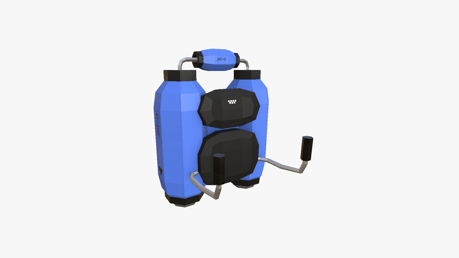 Jetpack Low Poly D03 - SciFi Character Design 3D - TurboSquid 2255367